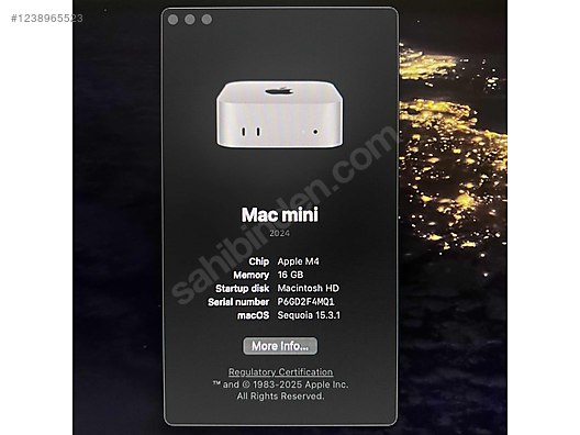 Mac Mini M4 - Alışveriş :: Sıfır, İkinci El Ürünlerle Mac Mini M4 - Alışveriş :: Sıfır, İkinci El Ürünlerle