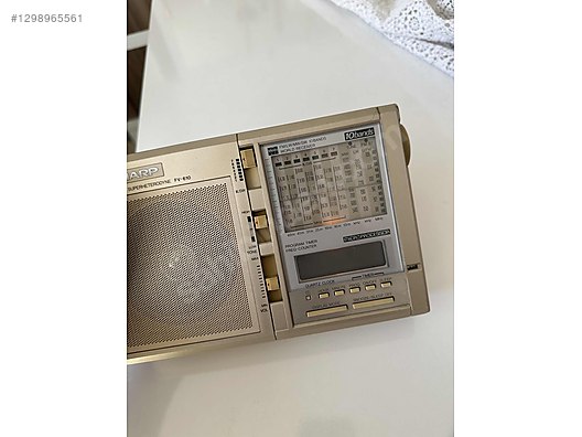 Sony Analog Portatif Radyo - KOLEKSİYONLUK SHARP FV-610 RADYO DÜNYA ...