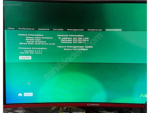 NComputing N500 Ağ Sanal Masaüstü sahibinden.comda - 1283965805
