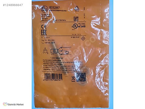 Ifm Efector IE5287 IEB3002BBPKG-AS Proximity Sensor 10-36v-dc ...