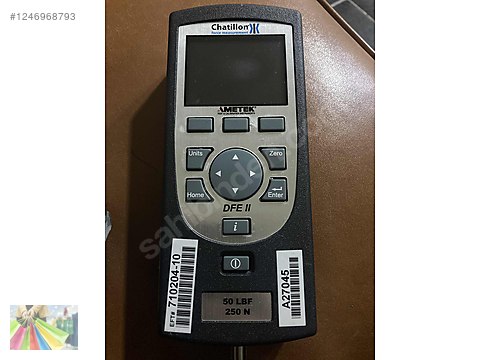 AMETEK Chatillon DFE 2 50LBF 250N DİJİTAL KUVVET ÖLÇER - Dinamometre ...