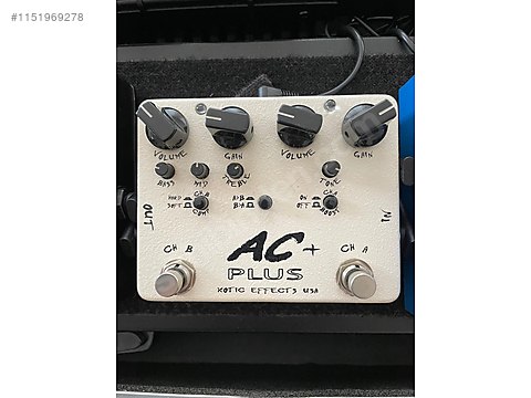 Xotic AC + Plus Booster/Overdrive Pedalı - Efekt Pedalı ve Diğer ...