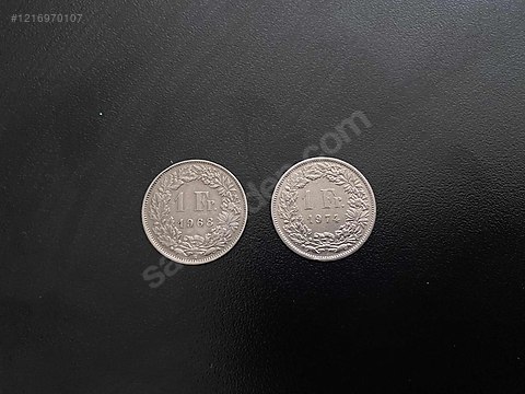 HATALI BASIM 2 ADET 1 İSVİÇRE FRANGI sahibinden.comda - 1216970107