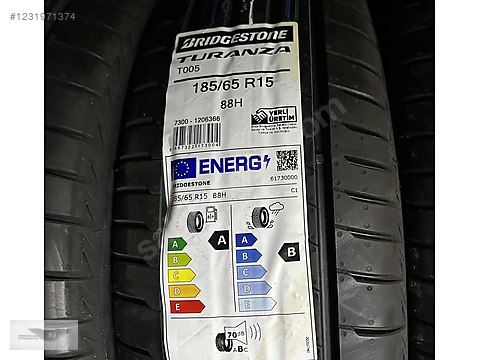 185/65R15 88H TURANZA T005 BRİDGESTONE **DOT 2025 sahibinden.comda - 1231971374