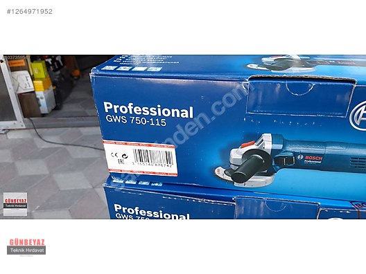 BOSCH GWS 750 115MM 750 WATT PROFESSİONAL AVUÇ TAŞLAMA - Sıfır ...