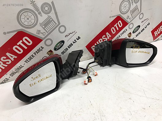 PEUGEOT 3008 ELEKTRİKLİ KATLANIR SOL DİKİZ AYNASI 1635224180 SÖK - İlan ...