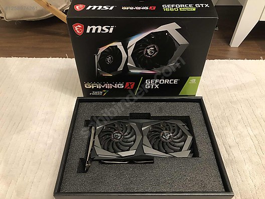 MSI GEFORCE GTX 1660 SUPER GAMING X - MSI Ekran Kartı İlanları ...