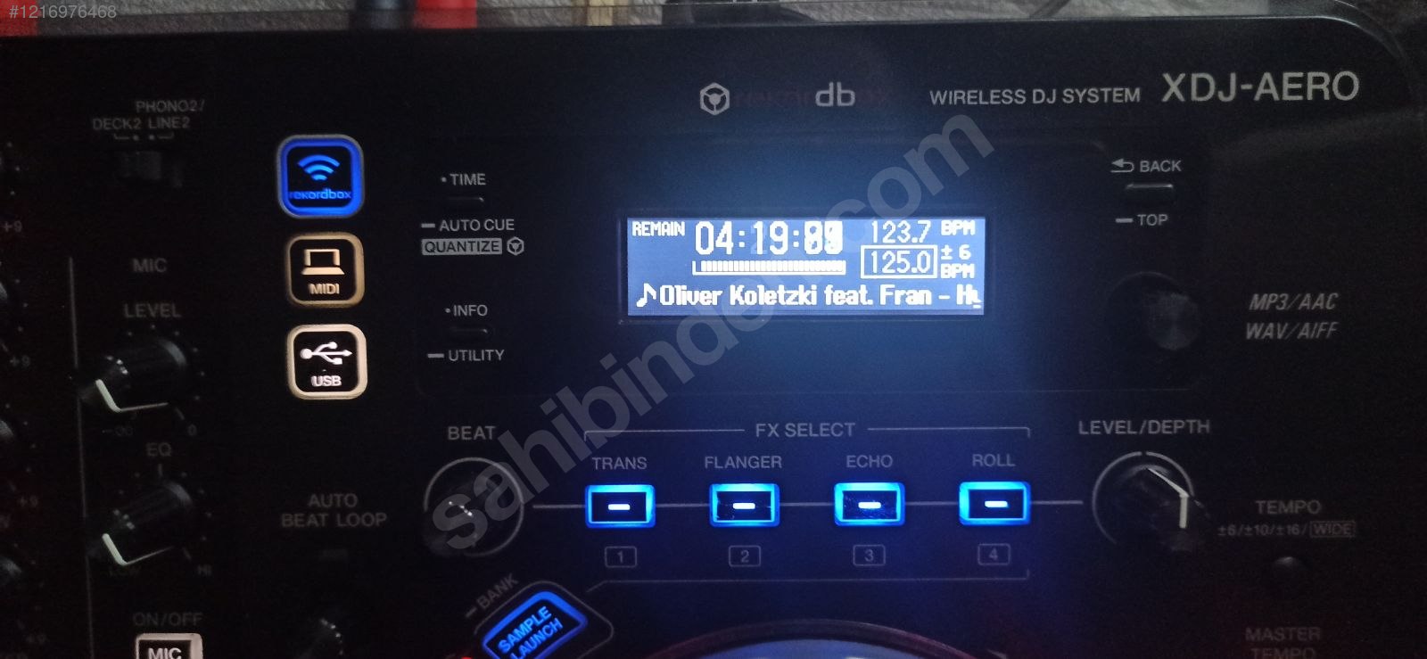 Pioneer XDJ-AERO Dj Setup Usb-Rekordbox-Wifi 4 Kanal sahibinden.comda ...