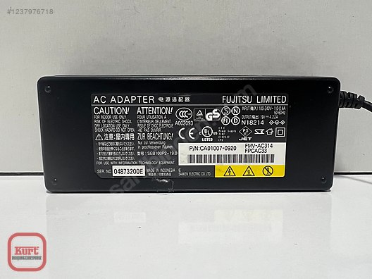 FUJİTSU / 19V 4.22A 80W - ORİJİNAL LAPTOP ADAPTÖR - İkinci El Notebook Adaptörleri sahibinden ...
