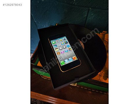 Apple / iPhone 5 / İOS6 YÜKLÜ ÖZEL TASARIM 24K GOLDEN CONCEPT IPHONE sıfır sahibinden.comda ...