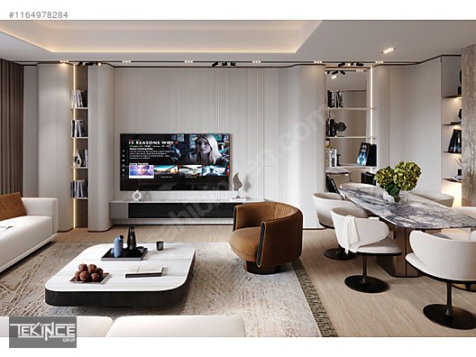 TEKİNCE PEARL Projesi 260m2 4+1 MODERN TASARIMLI DAİRE - Satılık Daire ...