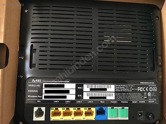 Zyxel Vmg8924-B10a AC1600 Fiber VDSL2/VDSL/ADSL2+/ADSL Modem - VDSL Modem ilanları uygun ...