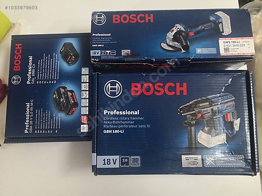 Bosch Gws 180 Li Kömürsüz Akülü Taşlama 2x5 Amper Set 06019H9025 ...