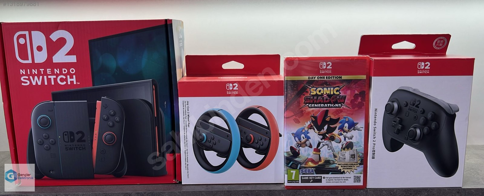 Nintendo Switch 2 + Sonic Shadow + Wheel + Pro Controller +TAKAS - İlan ...