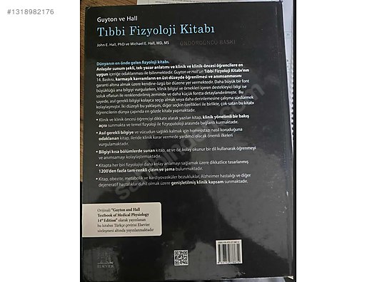 GUYTON FİZYOLOJİ 14. (SON) BASKI sahibinden.comda - 1318982176