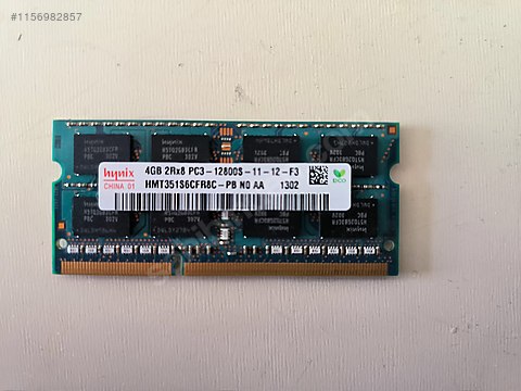 Hynix 4 GB 1600 MHz DDR3 HMT351S6CFR8C-PB Ram (Laptop RAM) - İlan ve alışverişte ilk adres ...
