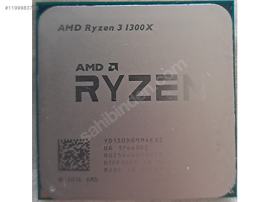 AMD Ryzen 3 1300X Soket AM4 + Wraith Soğutucu 3.5 GHz 8MB 65W - İşlemci ...