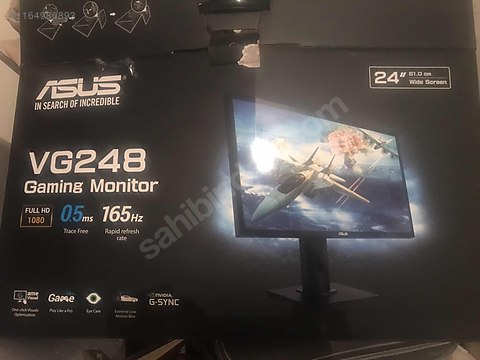 asus 165 hz 0.5ms 24 inc mönitor sahibinden.comda - 1164986893