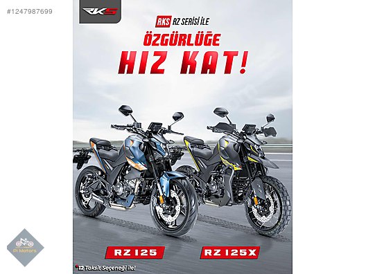 RKS RZ 125 2025 Model Naked / Roadster Motor Motosiklet Mağazasından ...
