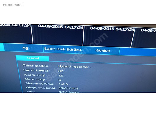 Bosch divar hybrid 5000 dvr 32 kanal 16 kamera 16 ip nvr - Kanal DVR ...