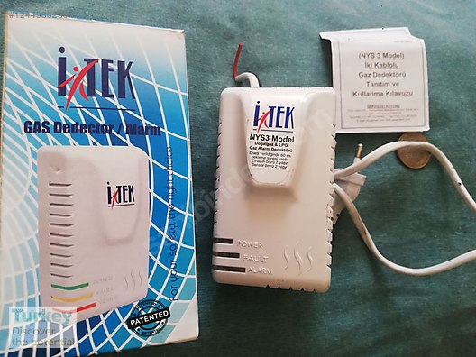 İtek nys-3 model gaz alarm cihazı gaz dedektörü - Yangın Alarmı, Gaz ...