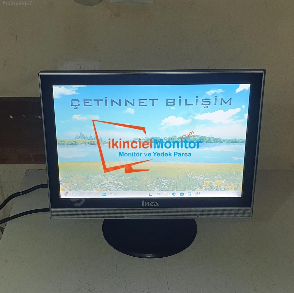 İNCA IL675 15.4 inç LED Geniş Ekran Monitör 12 Volt Adaptörlü ...