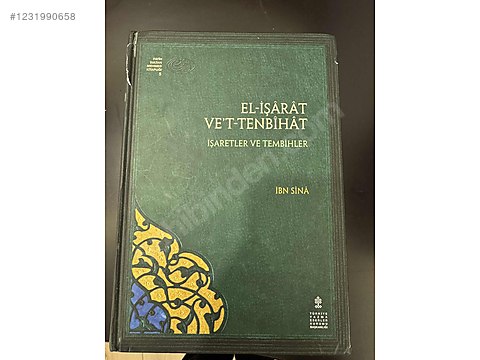 El işarat vet tenbihat İbn sina sahibinden.comda - 1231990658