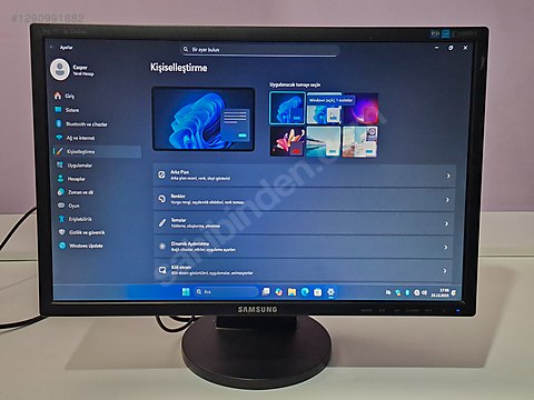 Samsung SyncMaster 2243BW 22 inç LCD (pivot) Geniş Ekran Monitör ...