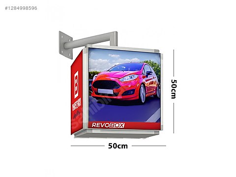 RevoBox RSD105 Işıklı 360° Dönen Tabela Duvar Tipi Lightbox - Yapı ...